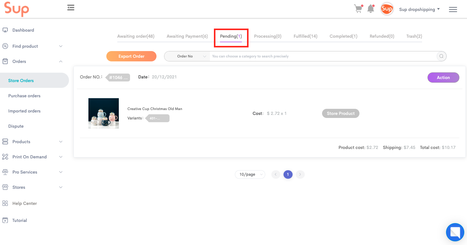 How to Fulfill Orders on Sup Dropshipping? - Supdropshipping | Help you ...