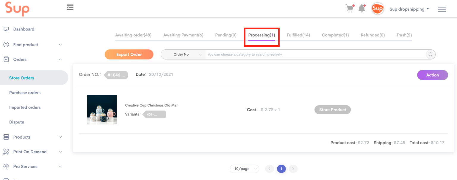 How to Fulfill Orders on Sup Dropshipping? - Supdropshipping | Help you ...