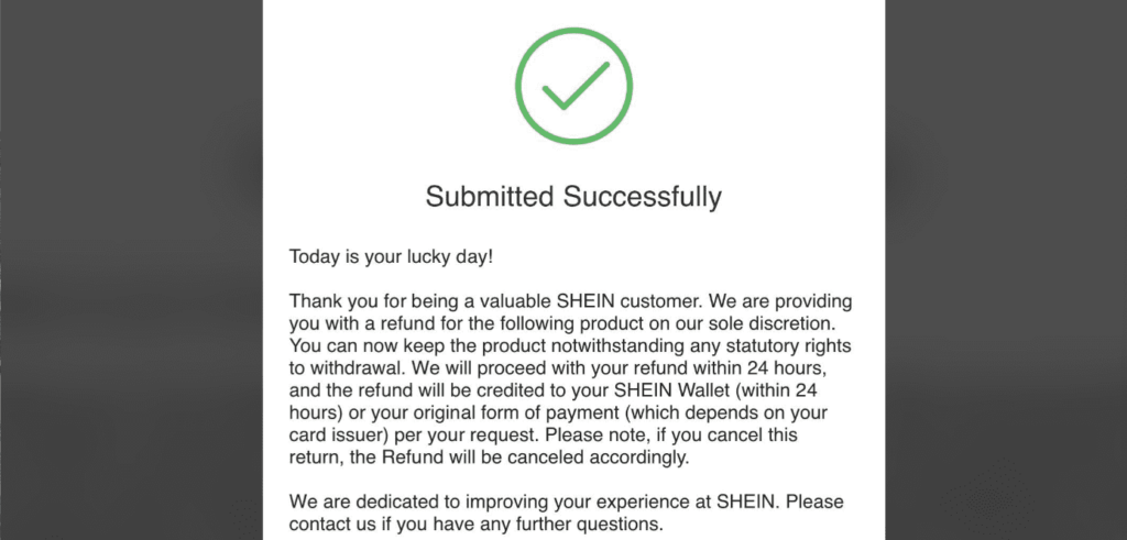 Shein Return Policy: How to Return Items for Free on Shein ...