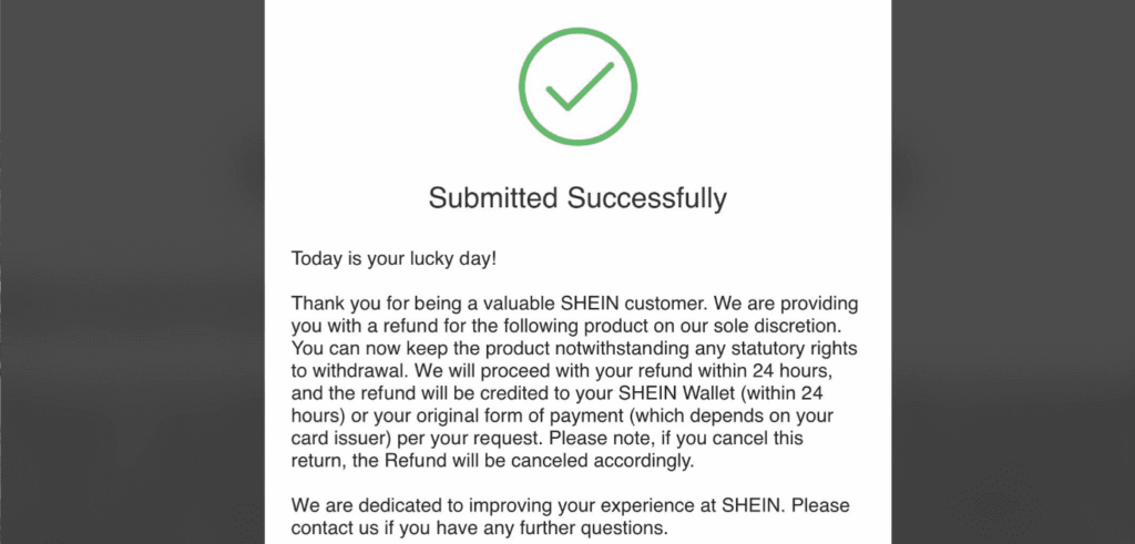 Shein Return Policy: How to Return Items for Free on Shein ...
